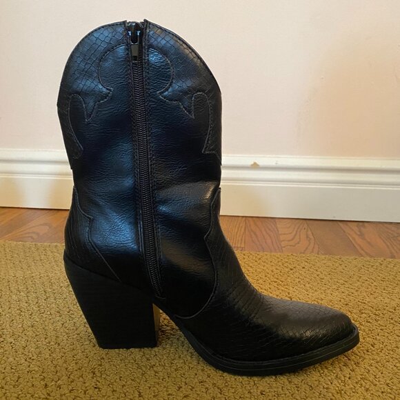 Mix No. 6 | Shoes | Mix No 6brycen Black Short Cowboy Boots Womens Size ...